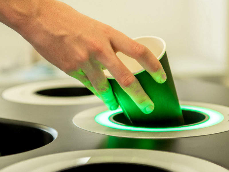 Not such a waste of space: tackling low recycling with smart bin ...