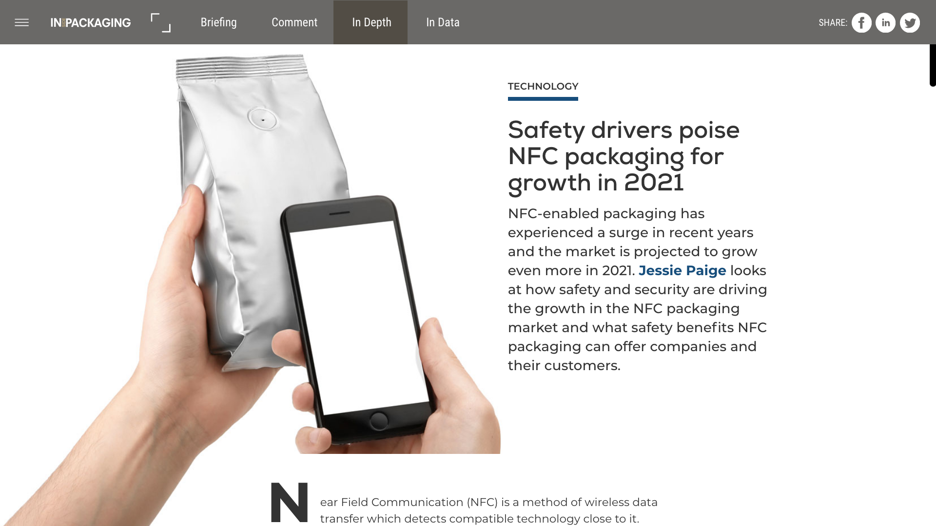 Catalyst for tech: new issue of Inside Packaging out now!