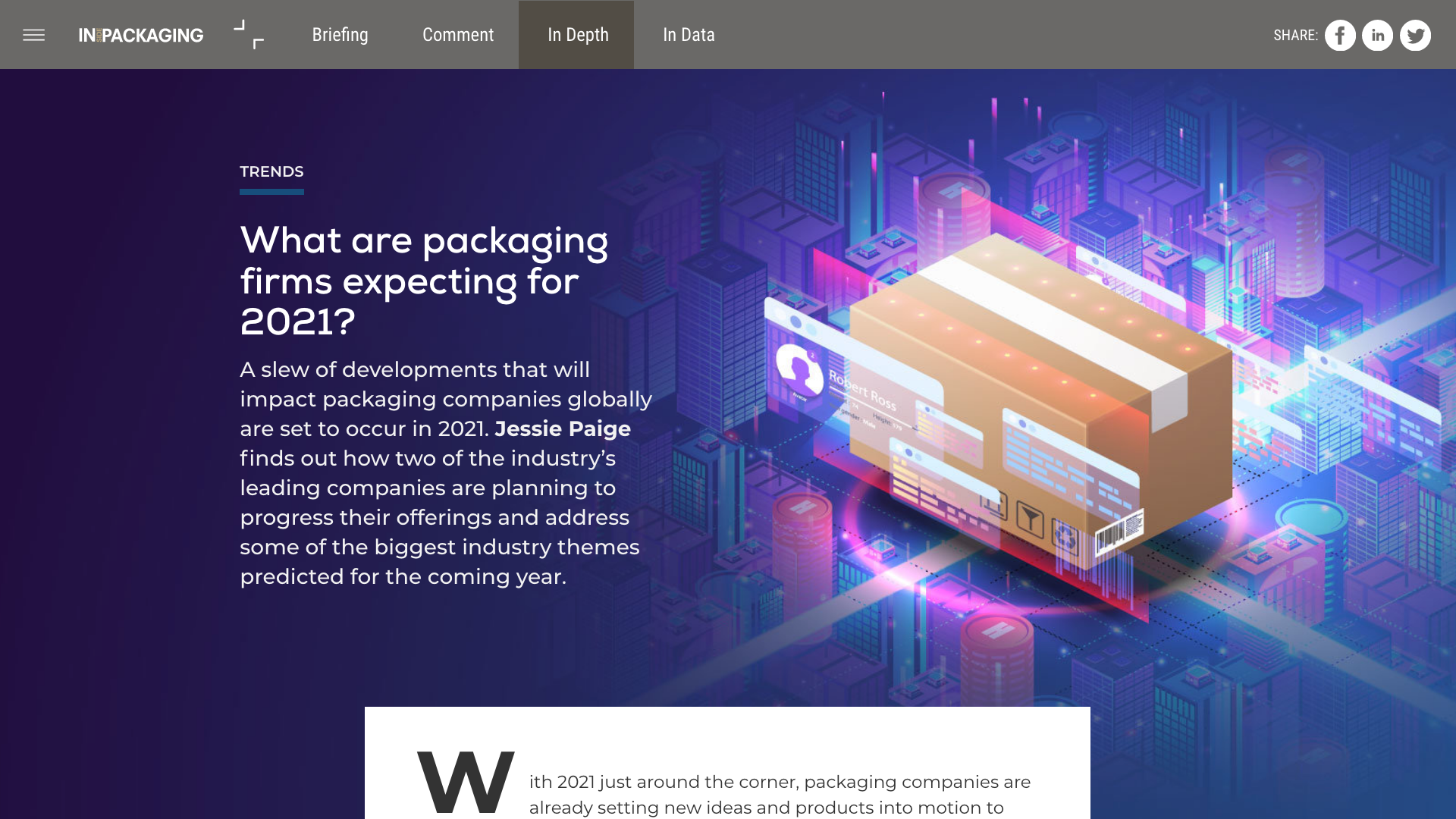 Catalyst for tech: new issue of Inside Packaging out now!