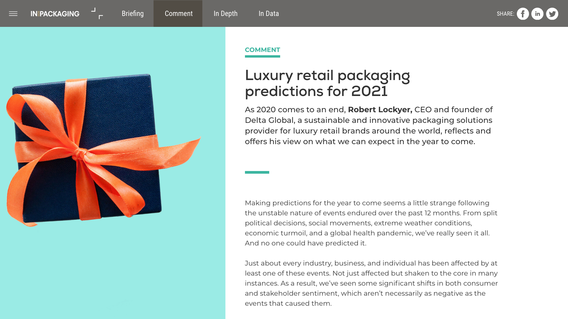 Catalyst for tech: new issue of Inside Packaging out now!