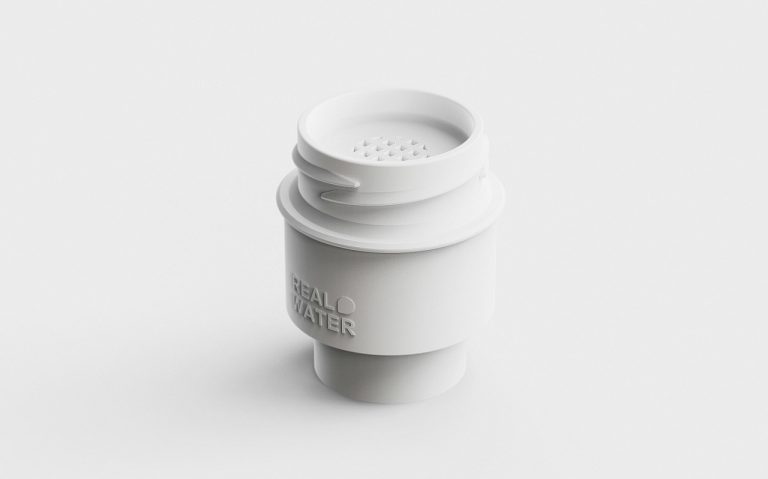 Real Water introduces new water bottle cap to filter microplastics