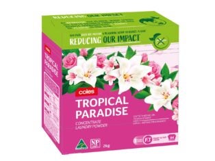 Coles launches scoopless packaging for laundry powder products